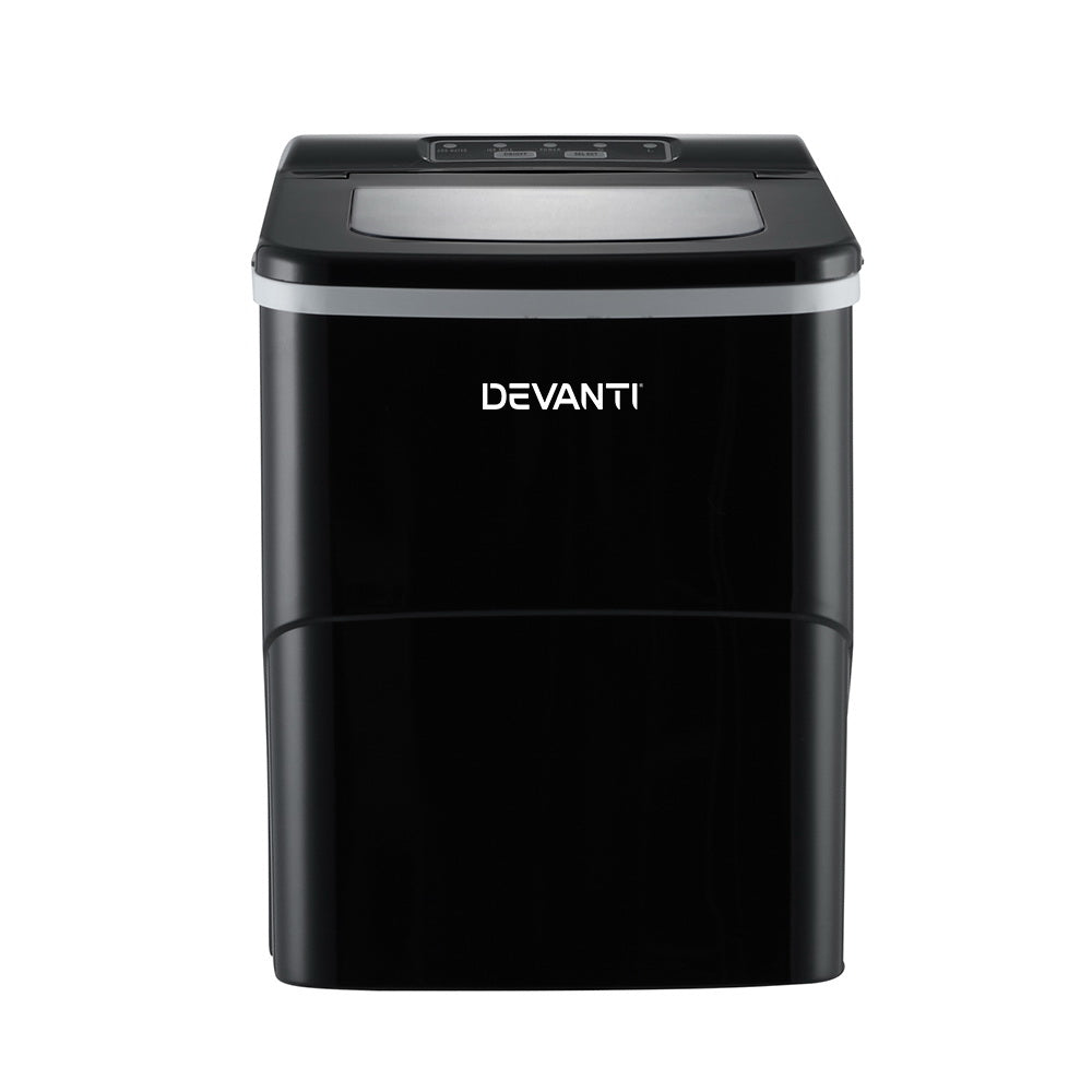DEVANTi Portable Ice Cube Maker Machine 2L Home Bar Benchtop Easy Quic ...