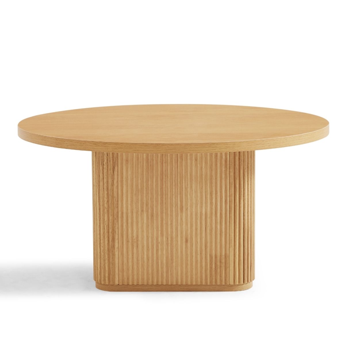 Kate Round Column Coffee Table in Natural – HearthlyHome